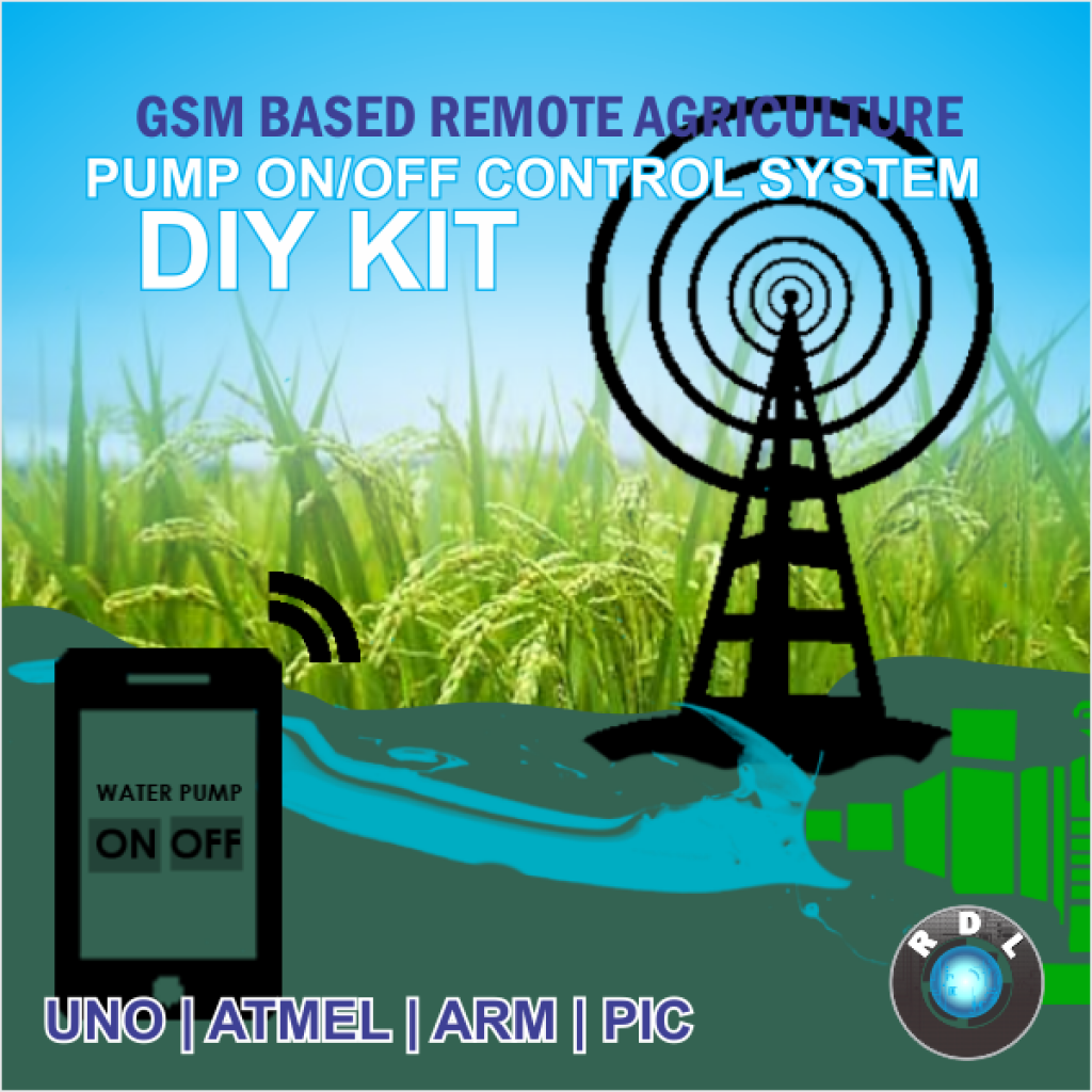 GSM Based Remote Agriculture Pump ON/OFF Control System DIY kit- UNO ...