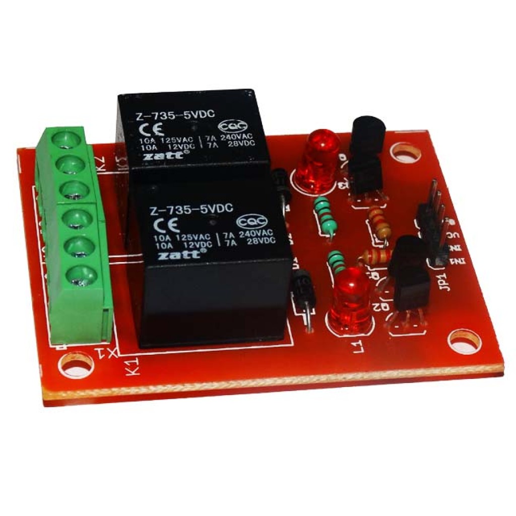5 Volts 2 Relay Board (Raspberry Pi and Arduino compatible)