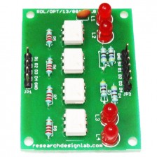 4 Channel Opto-Isolated Board Input 12V to 5V