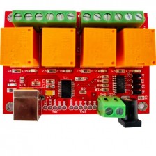 USB 4 Channel Relay Board