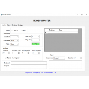 Modbus Protocol Testing Tool