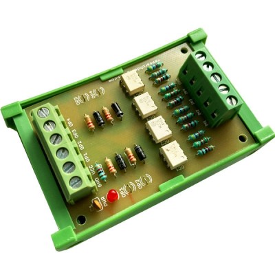 4 Channel Opto-Isolated Board Input 12V to 5V