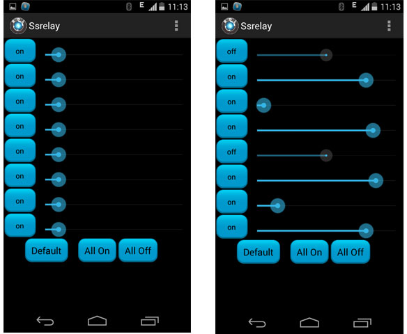 Serial 8 Channel AC 230V SSR and Dimmer