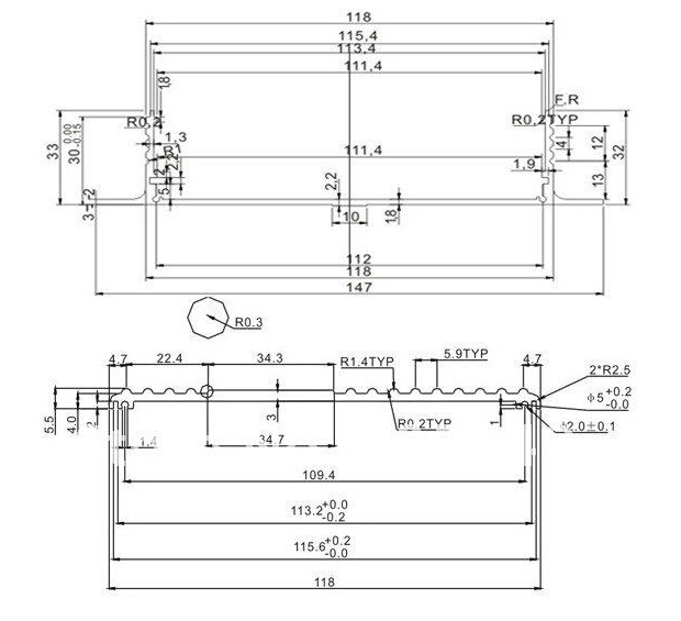 Instrument housing case pcb enclosure